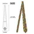 Yiaed Robot and Monsters Print Men's Ties Silk Business Necktie for ...