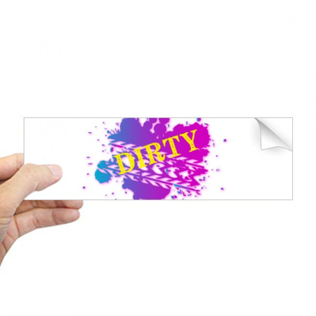 Cleaning Dirty Stain Tire Marks Rectangle Bumper Sticker Notebook ...