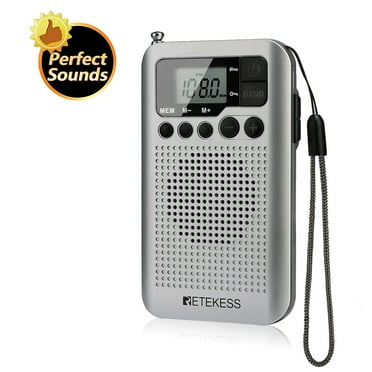 AM FM Radio with Speaker and Earphone Jack, Small Transistor Radio ...