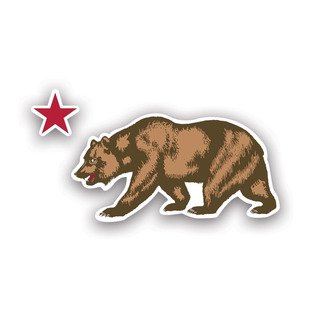 California Republic Sticker Decal - Self Adhesive Vinyl - Weatherproof ...