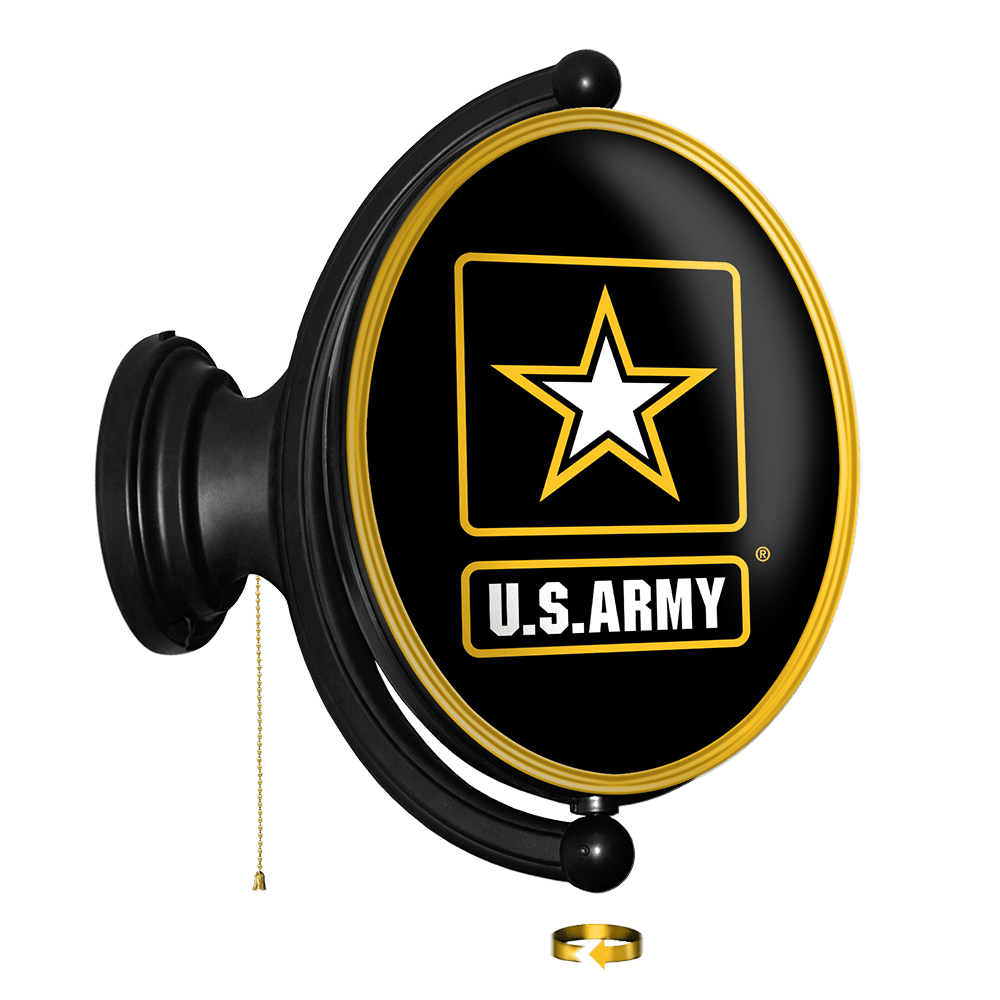 US Army: Original Oval Rotating Lighted Wall Sign - Walmart.com
