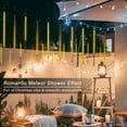 Yescom Meteor Shower Lights 49cm 10 tubes 480 LEDs Falling Rain Lights ...