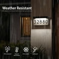 Solar Address Sign, Lighted House Numbers for Outside, LED Illuminated ...