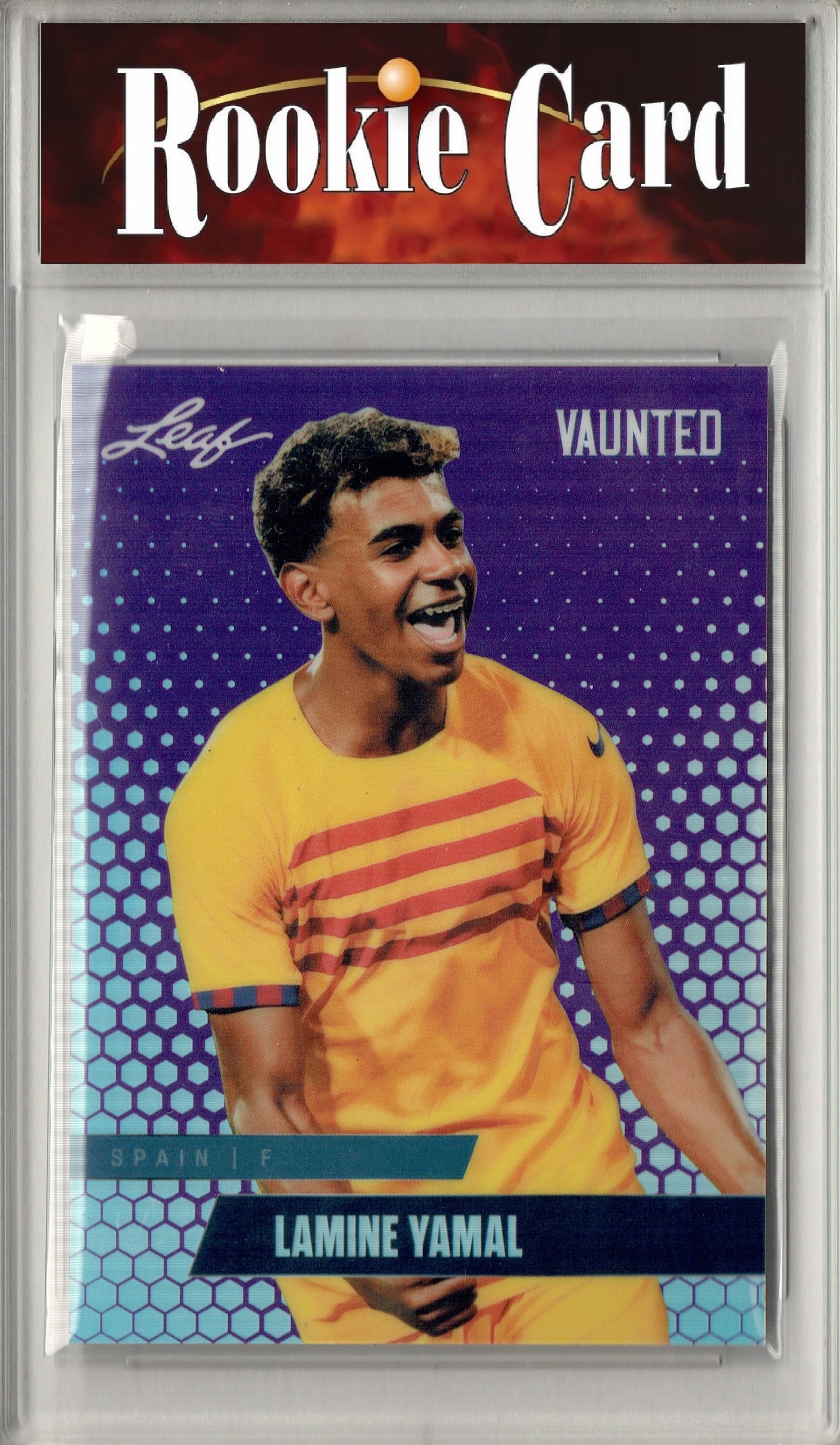 Certified Mint+ Lamine Yamal 2024 Leaf Vaunted Metal #VM-10 Purple 15 ...