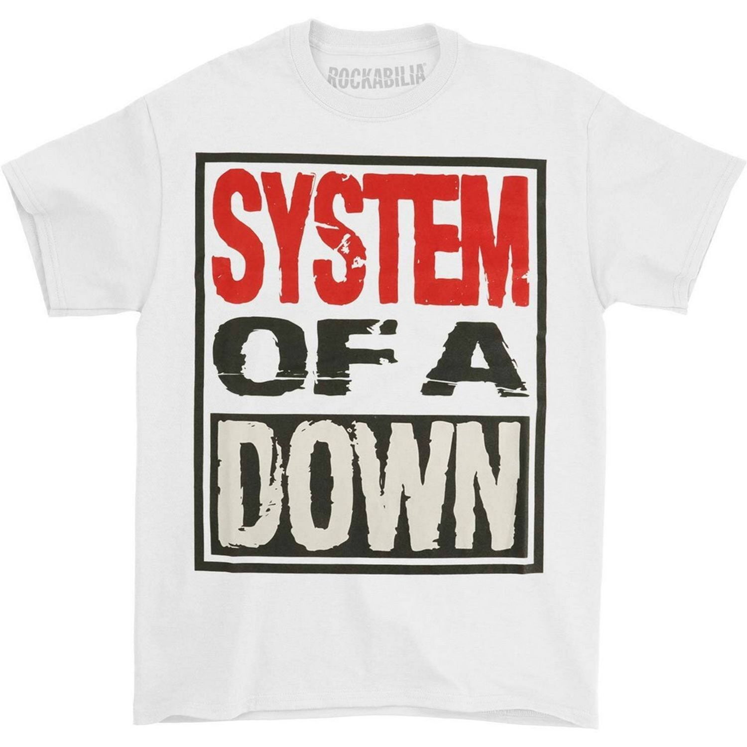 Click here for System Of A Down Adult Stacked Logo T-Shirt L prices