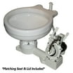 Seaflo 12V Deluxe Flush Fresh Water Electric Marine Toilet Boating Head ...