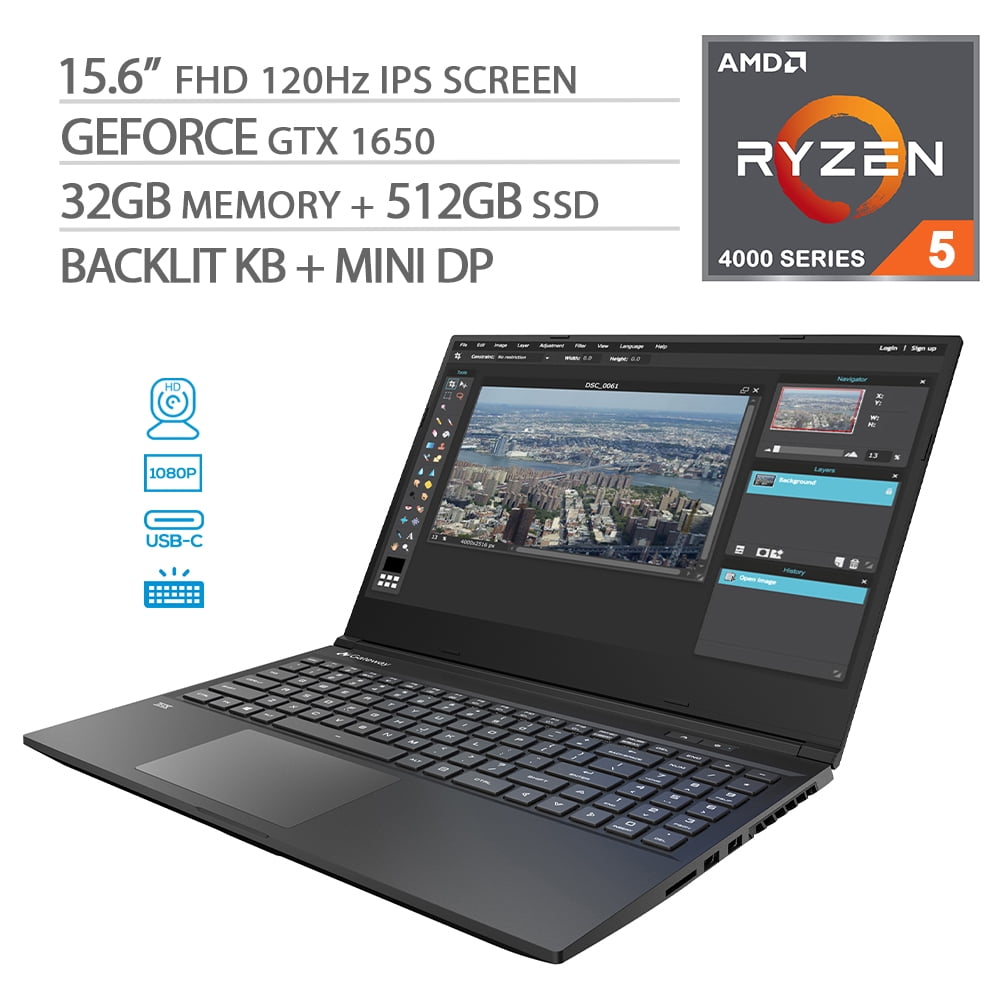 Back by AMD Ryzen 5 4600H Mobile Processor with Radeon Graphics (3.0GHz ...