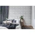 Rustic Panel Grey Wallpaper - Walmart.com