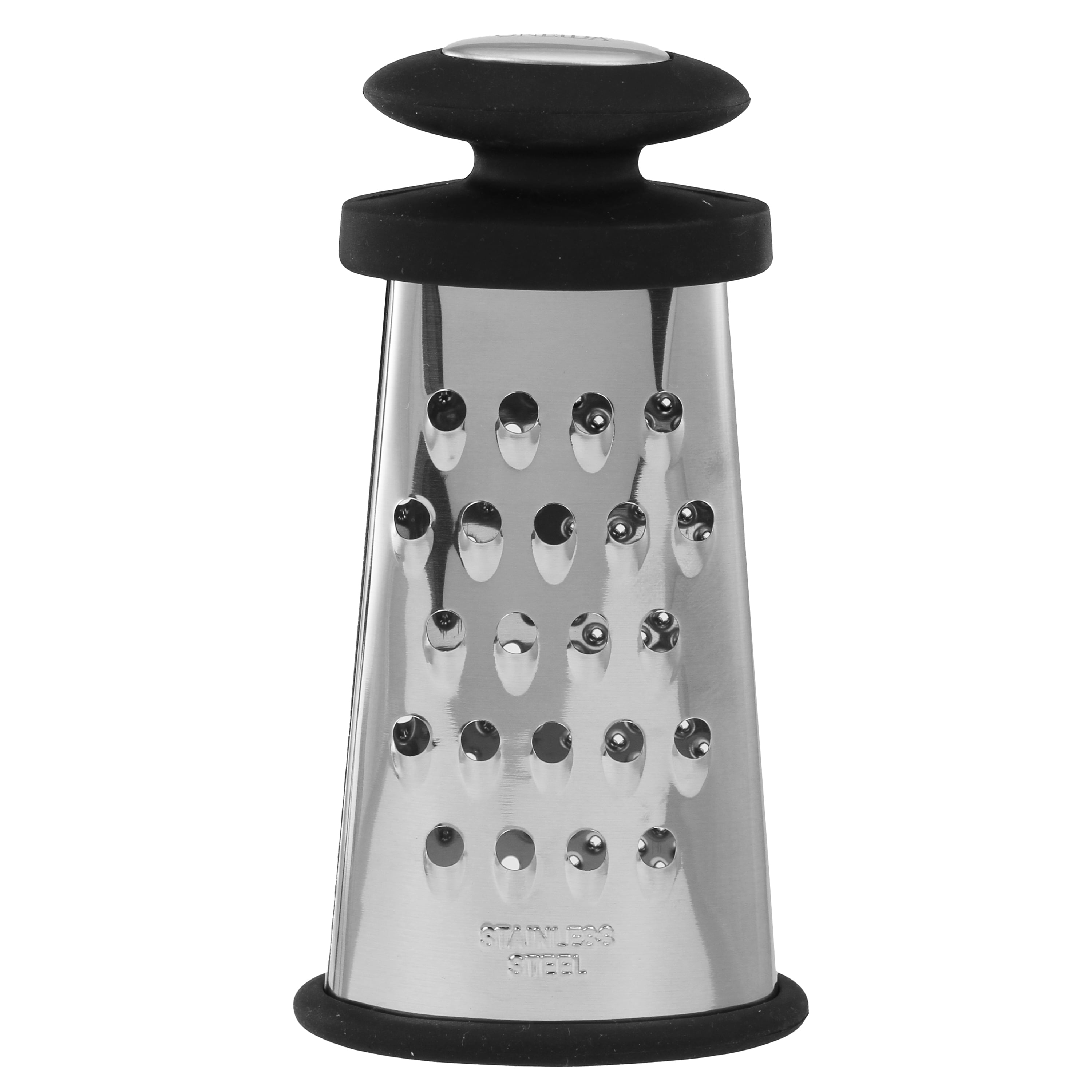 Oneida® 6" Stainless Steel Grater with Soft Touch Handle and Three ...