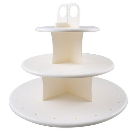 Simple 3 Tier Clear Candy Cake Countertop Cupcake Tower Display Stand ...