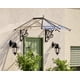 Palram - Canopia Lily Victorian Acrylic Door Awning, 6' W x 4' D x 2' H ...