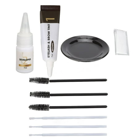 Eyelash Brow Coloring Kit, 2 In 1 Eyebrow Eyelash Color Kit ...