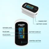Equate Fingertip Pulse Oximeter, Heart Rate Monitor and SpO2 Levels HSA ...