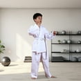 Light Weight Karate Suit for Kids Teens Taekwondo Uniform Karate Gi ...