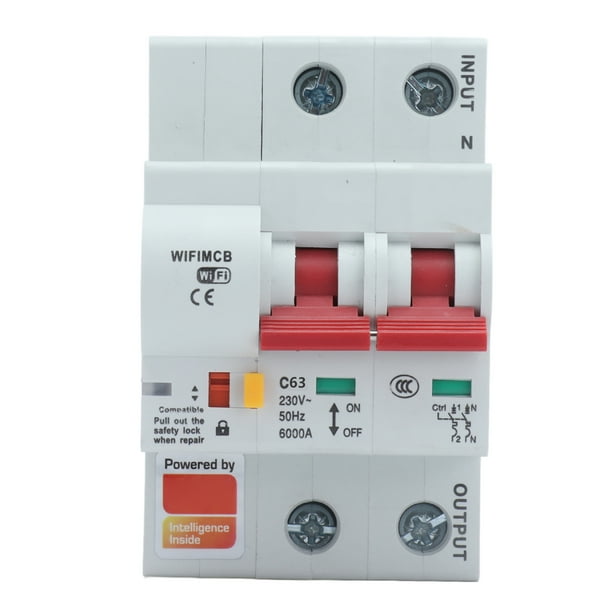 Smart Circuit Breaker,Smart Circuit Breaker 2P Wi Fi Circuit Breaker ...