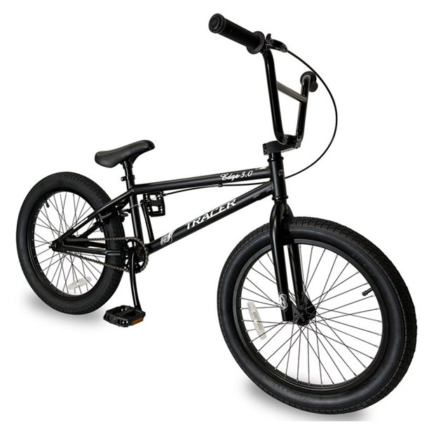 TRACER Edge 20 Inch Steel Framed Freestyle BMX Beginners Bike, Matte ...