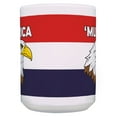 ThisWear USA Mug for Men Murica Bald Eagle American Flag Patriotic Mug ...