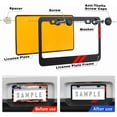 2pcs Red Lips Aluminum Tags Frames Premium License Plate Frames Solid ...