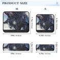 Black Cat Profile Car Seat Belt Covers 2 Pack Soft Flannel Padded ...