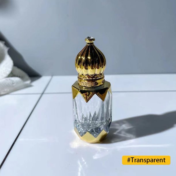 HW 6ml Golden Perfume Botellas De Vidrio De Viaje Portátil Roll-on ...