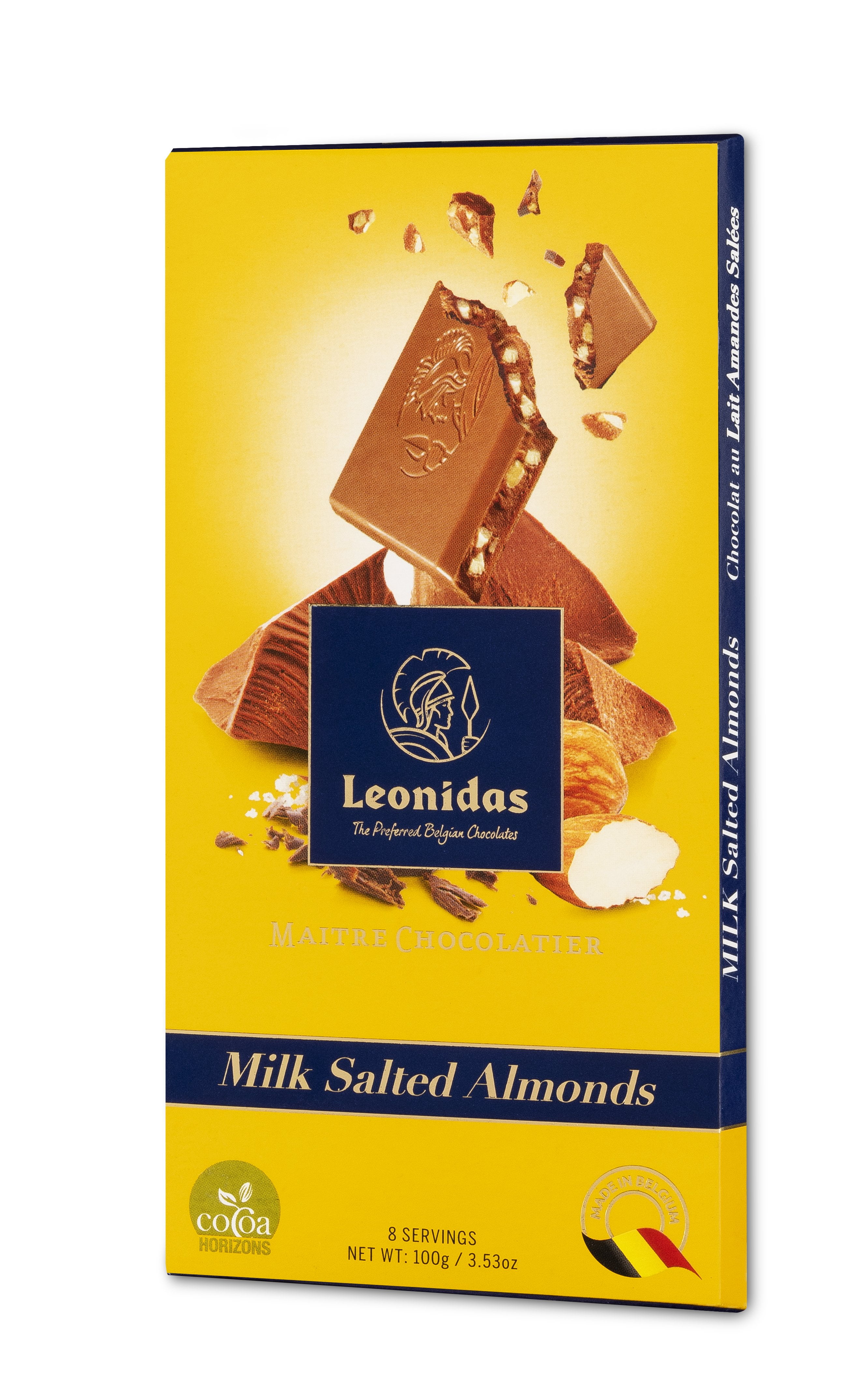 Leonidas Belgian Chocolate Bars Family Pack Set of 10 (10 x 100gr ...