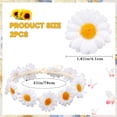 1 Box 2Pcs Cloth Small Sunflowe Wreath Headband Ethnic Wind Hair ...
