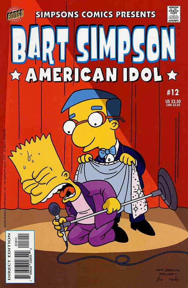 Simpsons Comics Presents Bart Simpson #12 VF ; Bongo Comic Book ...