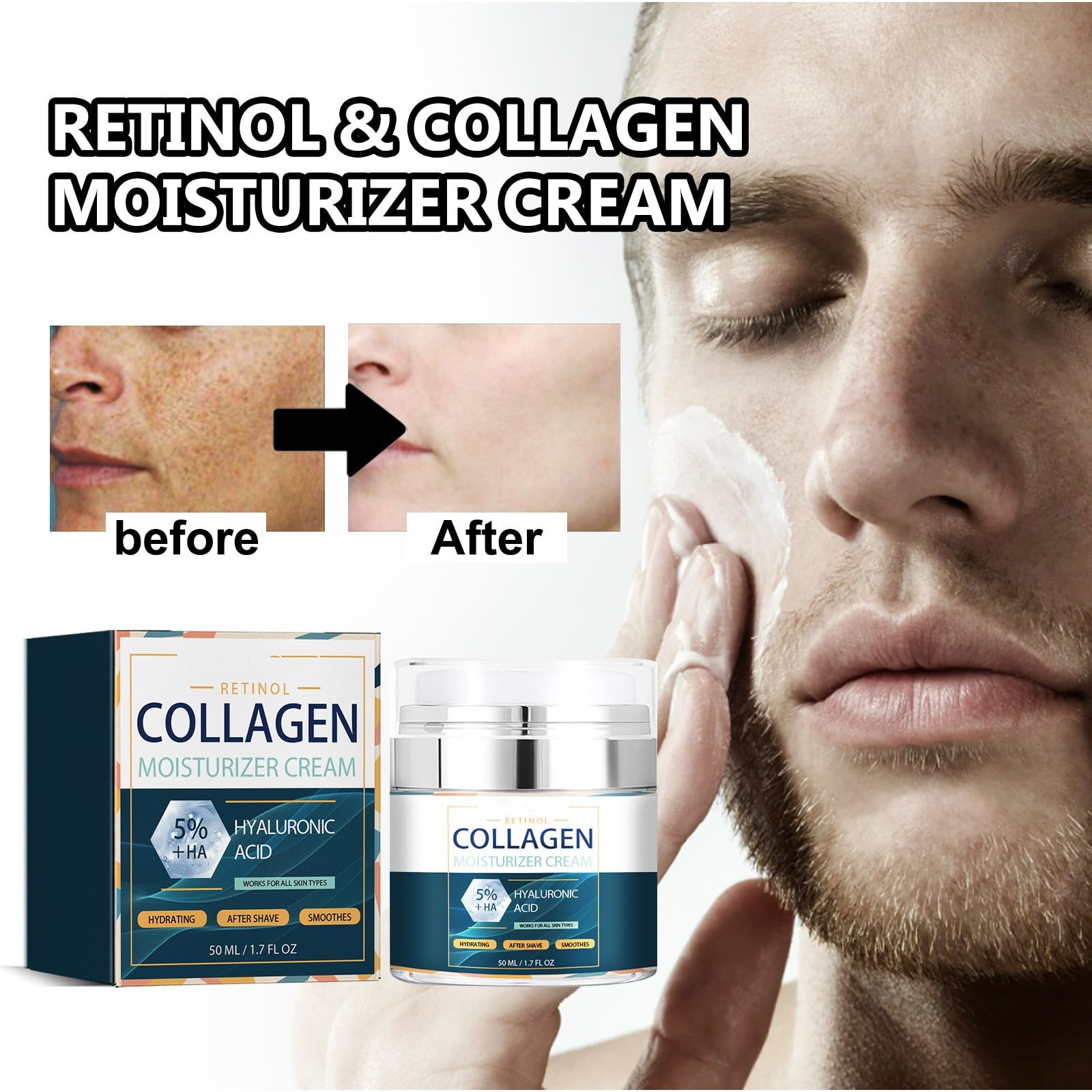 Click here for Wifklsiipg Collagen Face For Men Moisturizer Face... prices