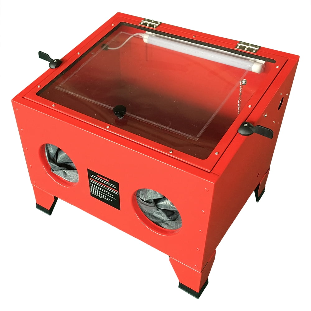 Fairnull 25 Gallon Bench Top Air Sandblasting Cabinet Sandblaster Blast ...