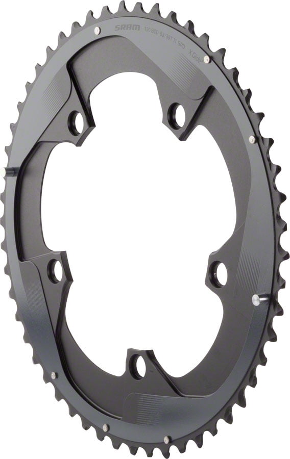 SRAM Force 22 53T 130mm Chainring Black for Hidden or Non-Hidden Bolt ...
