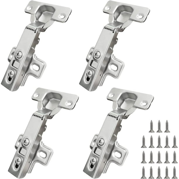 Set of 4 cupboard door hinges,Hinge with Damper,Standard hinges for ...