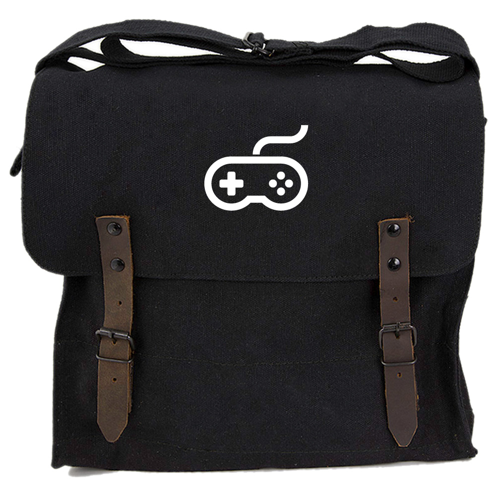 Nintendo controller Heavyweight Canvas Medic Shoulder Bag in Black ...