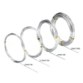 4 Pcs Aluminum Craft Wires, 3mm*10m, 2mm*5m, 1.5mm*5m, 1mm*5m, Bendable ...