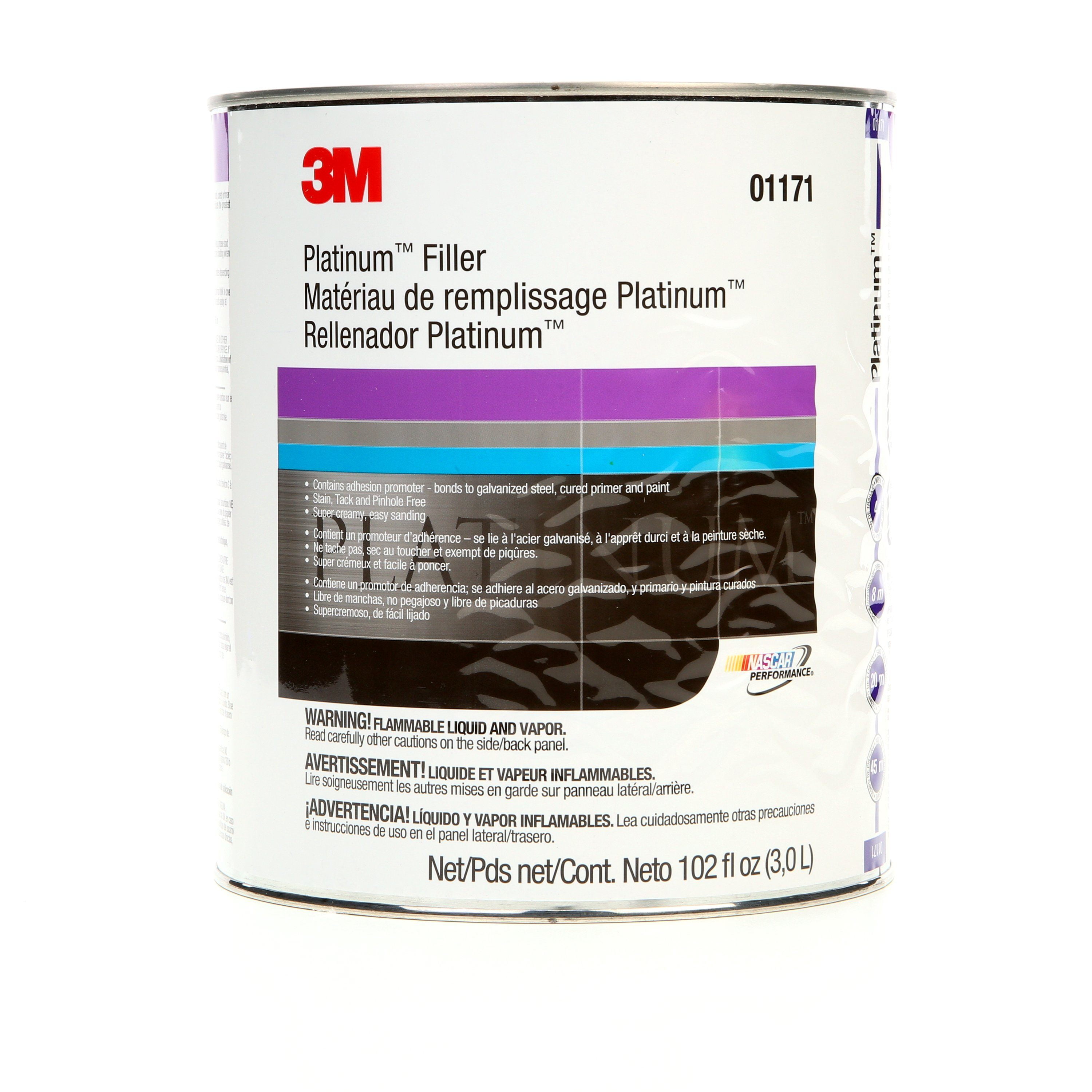 3M Platinum Filler, 01171, 1 gal, 4 per case - Walmart.com