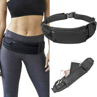 Adjustable Running Belt Waist Pack Square Double Layer Waist Bag Unisex ...