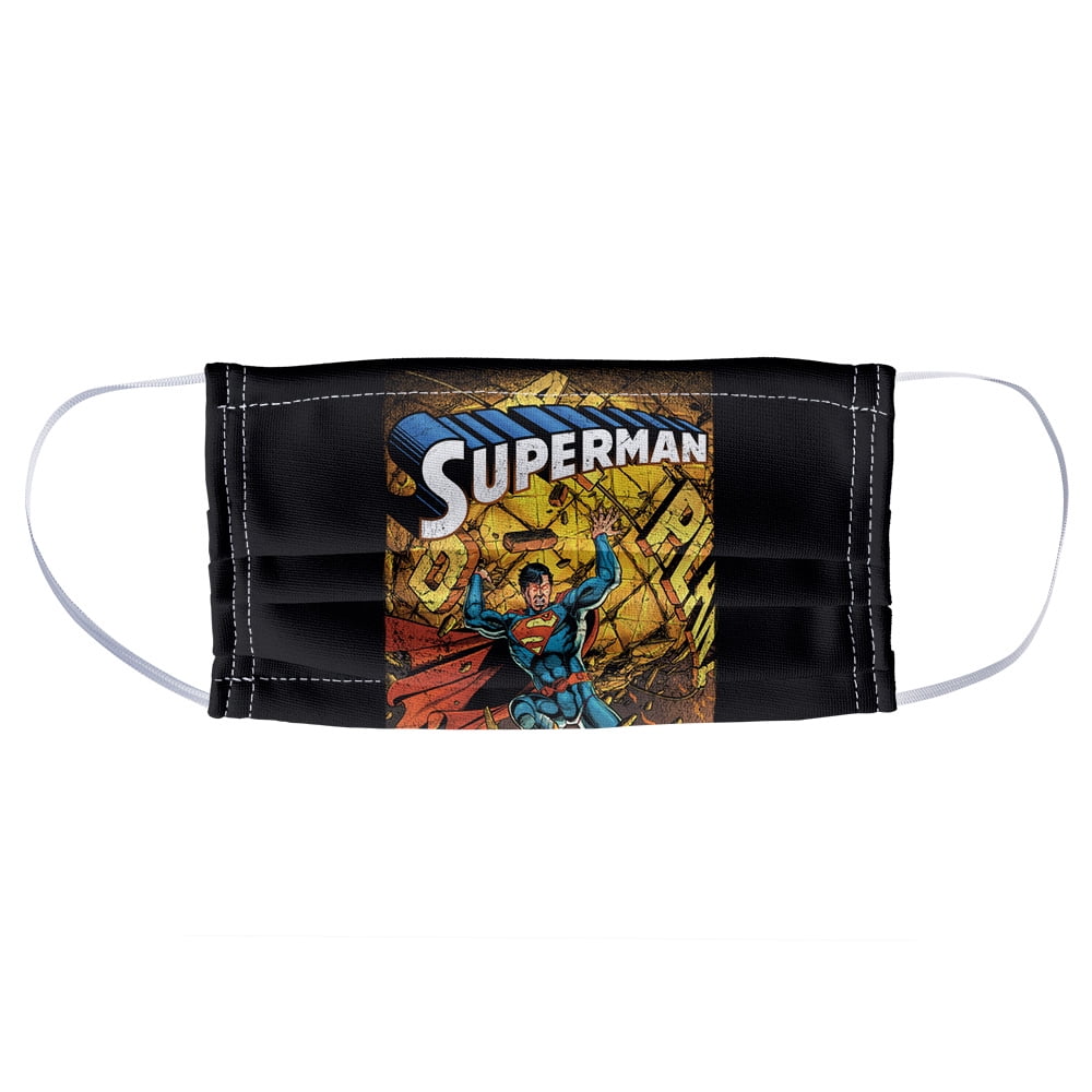 Superman One 1-Ply Reusable Face Mask Covering, Unisex - Walmart.com