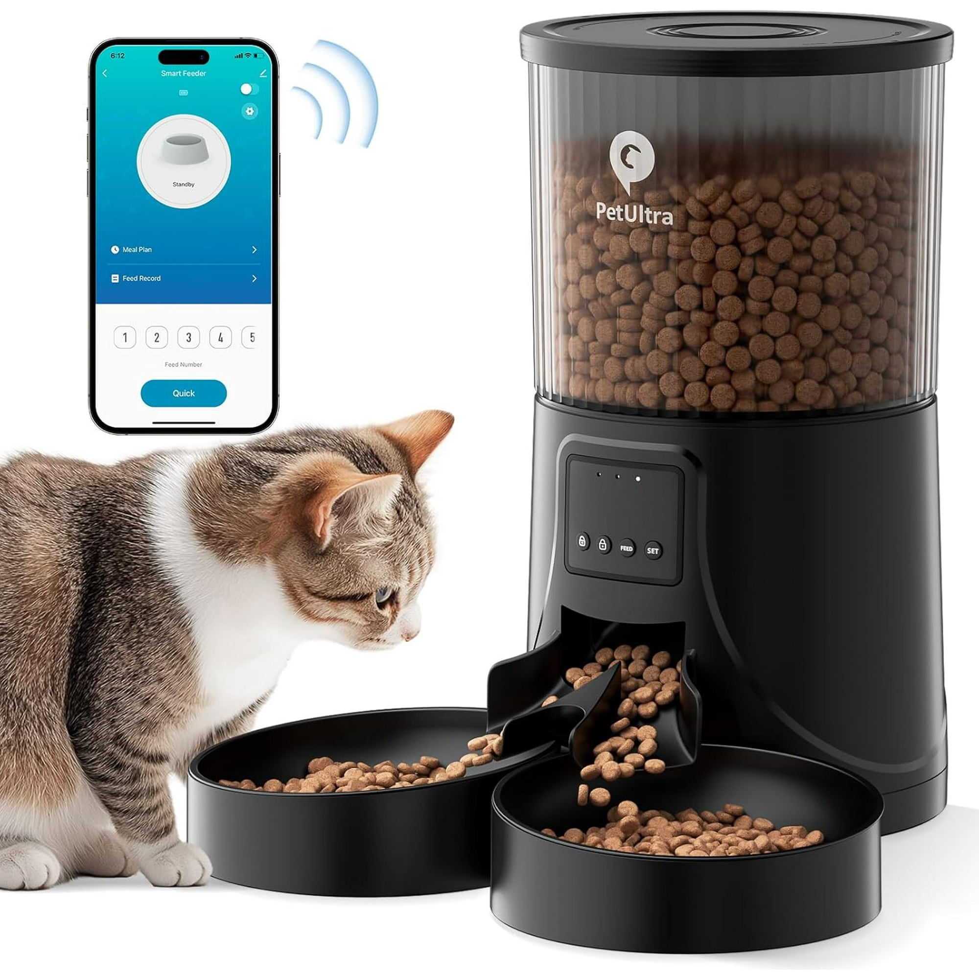Click here for Wangbasdasd Automatic Cat Feeder 2 Cats: Auto Feed... prices