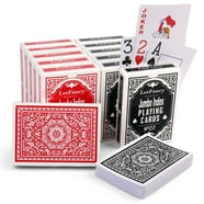 Bicycle Poker Jumbo Faces Playing Cards, Blue, Pack of 12 Decks ...