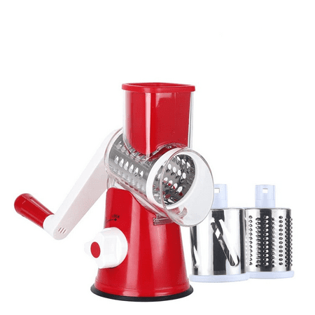FanShow Rotary Hand Vegetable Grater, Manual Vegetable Grater-Multi ...
