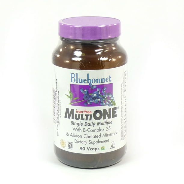 Bluebonnet Multi One, Iron Free, 90 Ct - Walmart.com