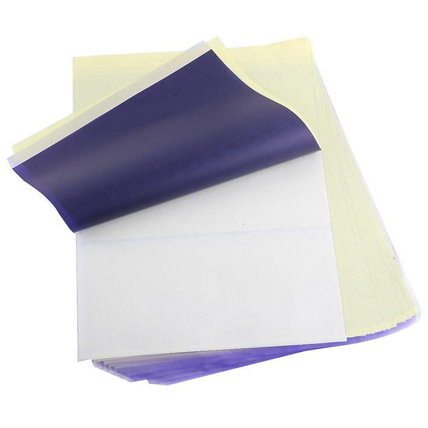 Papel de transferencia suyoo para tatuajes 100 hojas de papel de ...