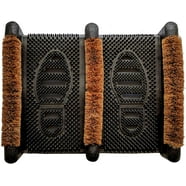 Rubber-Cal Herringbone Coir Boot Scraper Brush Doormat, Outdoor Shoe ...