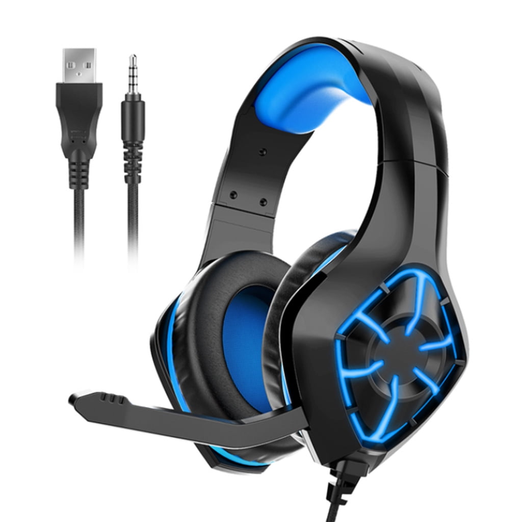Universal Gaming Headset Over-ear Wired Headset Noise-cancelling Home ...