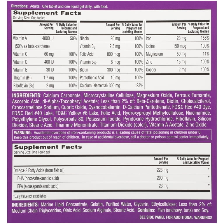 ONE A DAY® Prenatal Advanced Complete Multivitamin 30, 55% OFF
