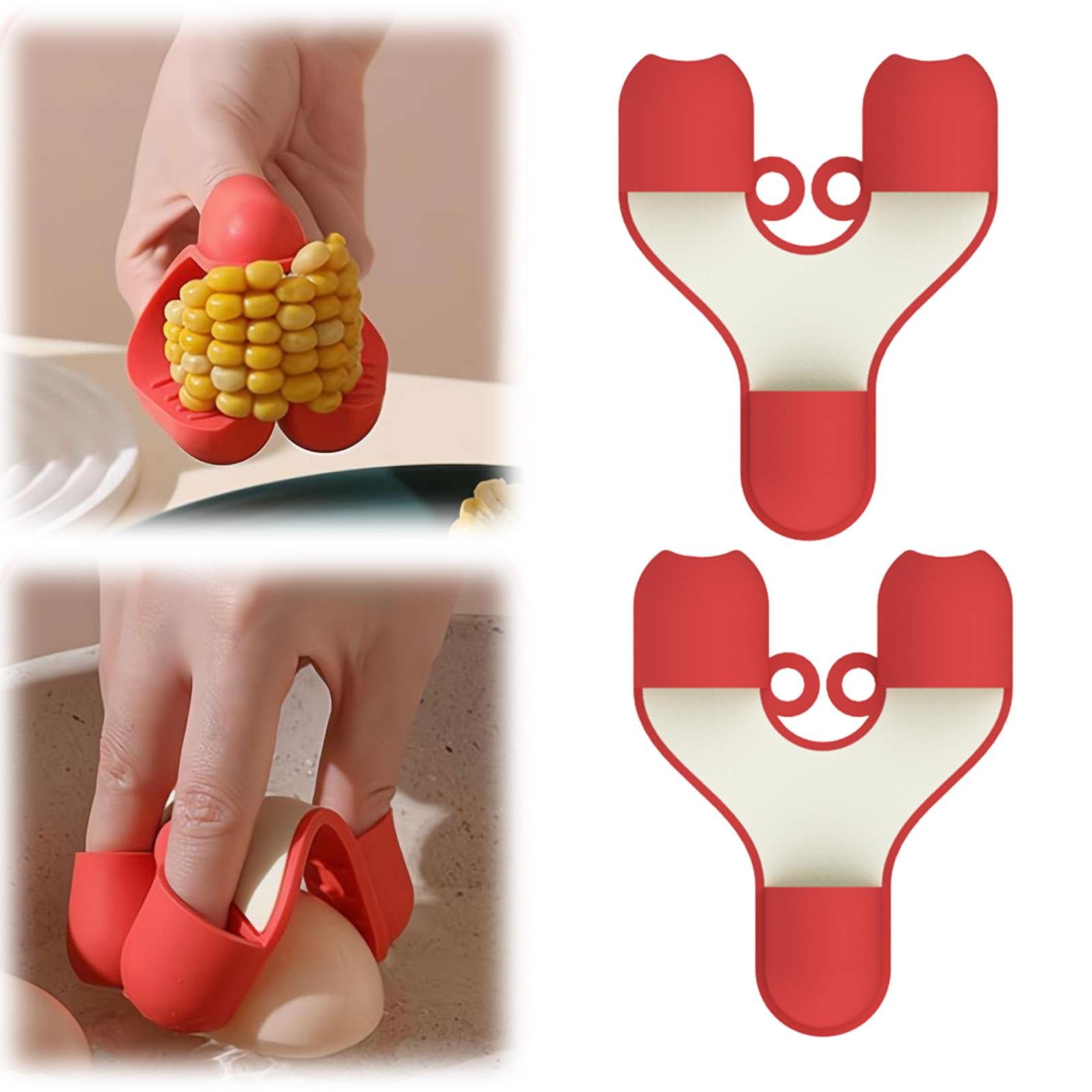 Click here for Cosmug 2pcs Heat-Resistant Silicone Finger Tongs n... prices
