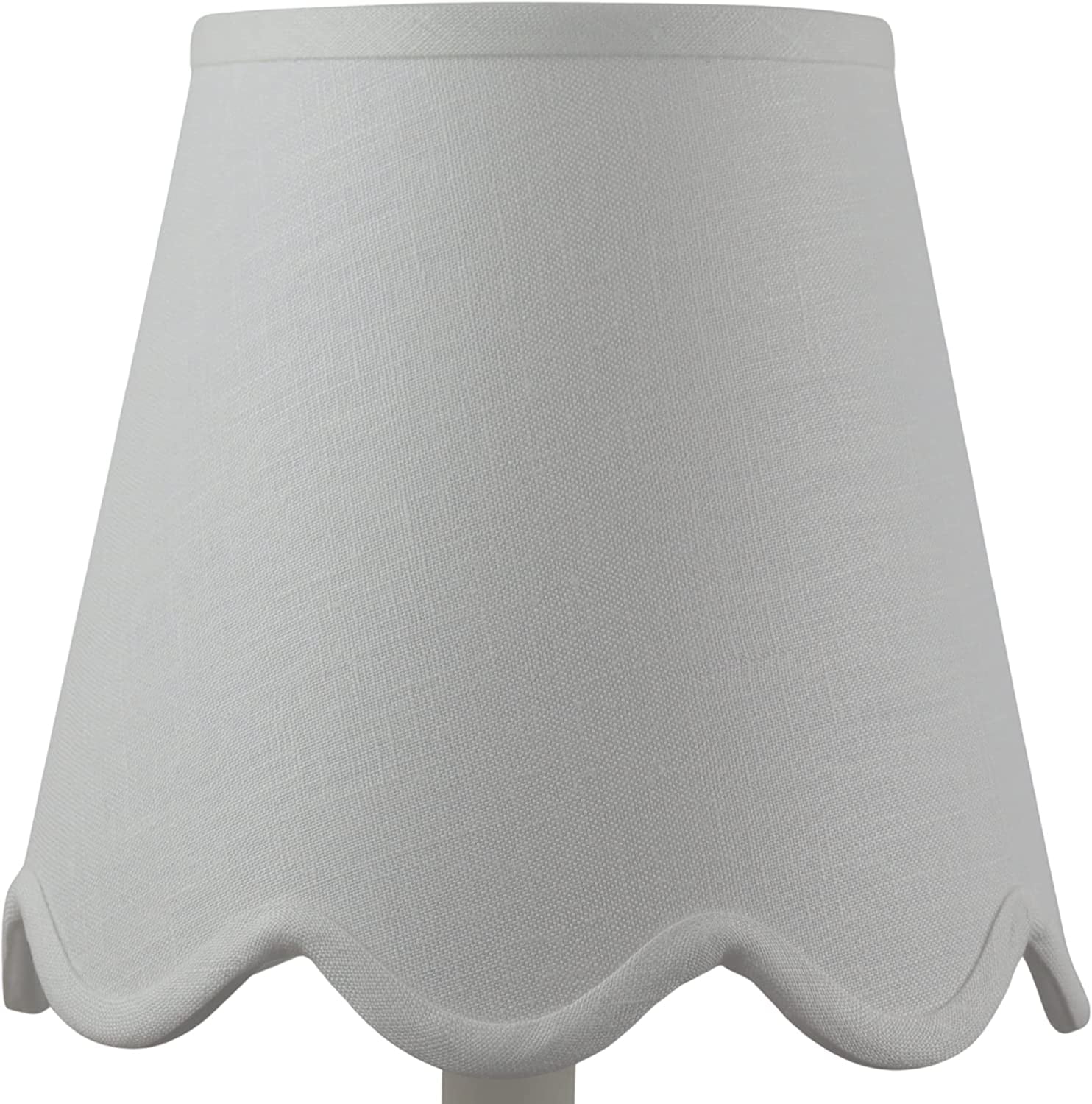 16 Inch Linen Scallop Bottom Empire Lamp Shade - Walmart.com