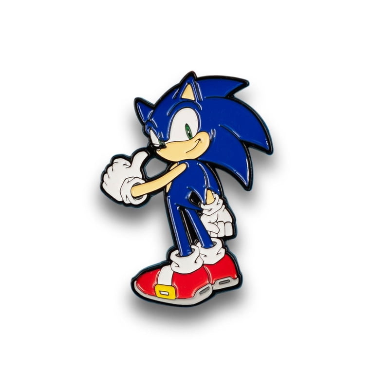 2020 Cartoon Sonic The Hedgehog Enamel Brooches Cute Anime Figure