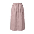 Arlun Womens Cargo Skirt High Waisted Drawstring Quick Dry Maxi Skirts ...