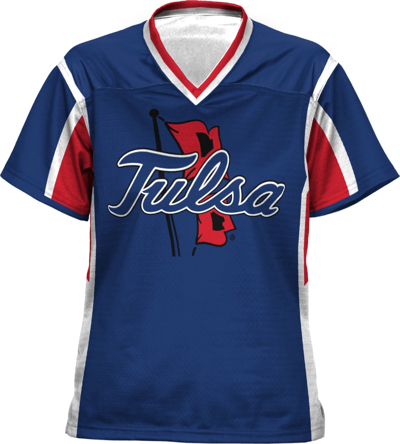 ProSphere Girls' University of Tulsa Scramble Football Fan Jersey ...