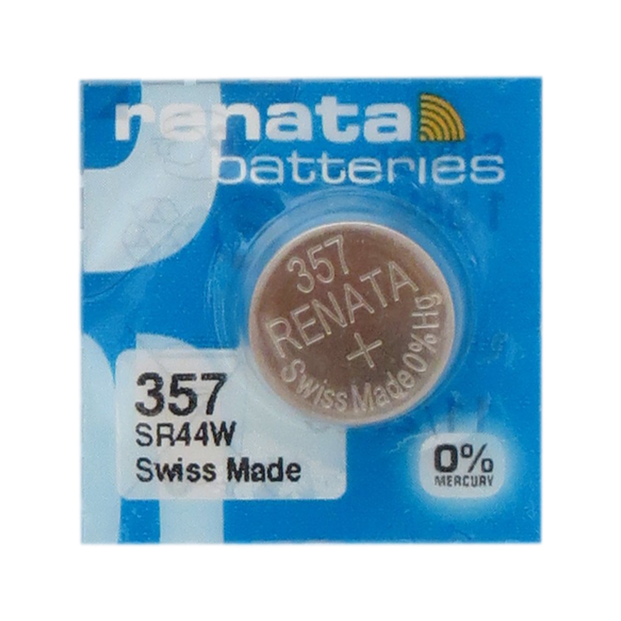 50 x 357 / SR44W Renata Silver Oxide Button Batteries